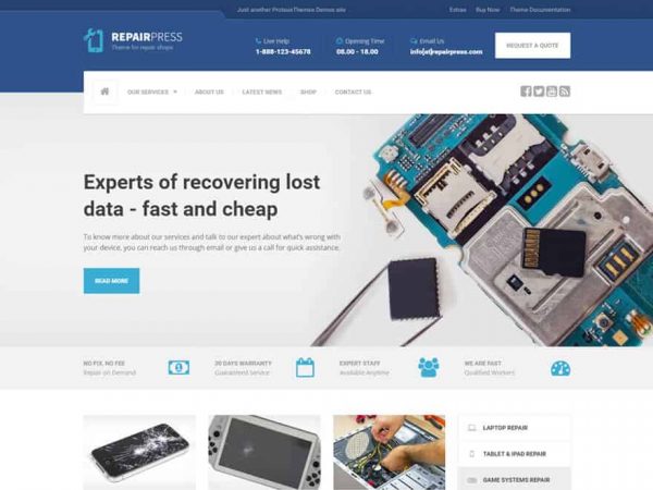 RepairPress - ProteusThemes