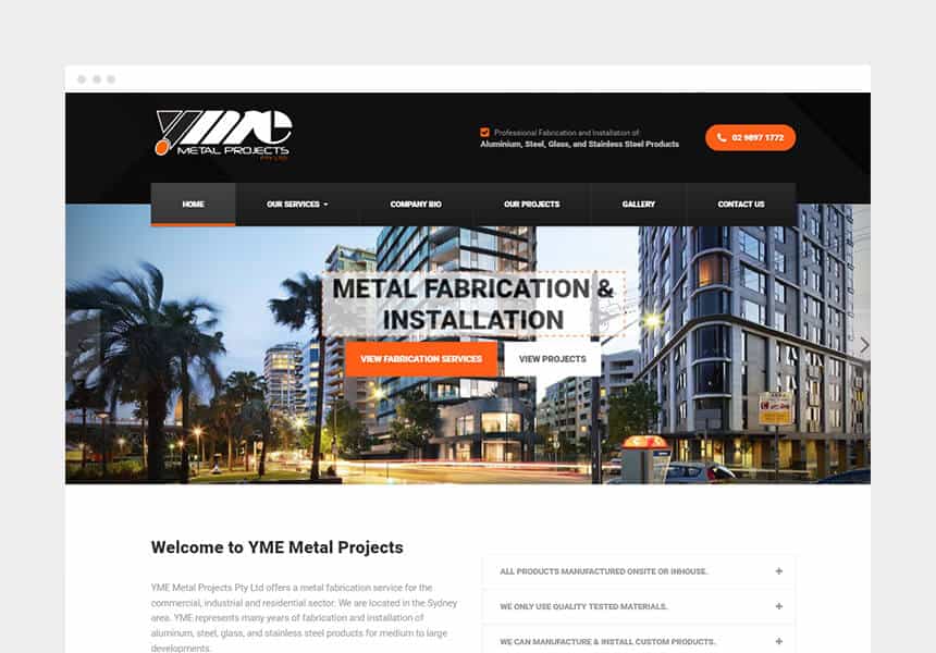 Bolts Construction - WordPress Theme Made for Small Local Construction ...