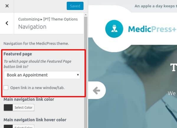How to configure a Call to Action (CTA) button in the header of a theme ...